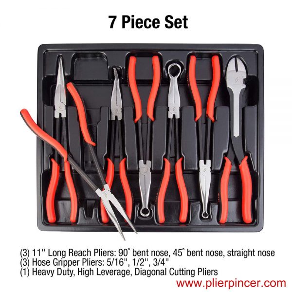 Hose Clamp Kit Powerbuilt 640863 Long Reach Hose Clamp Pliers - 11 Inch ...