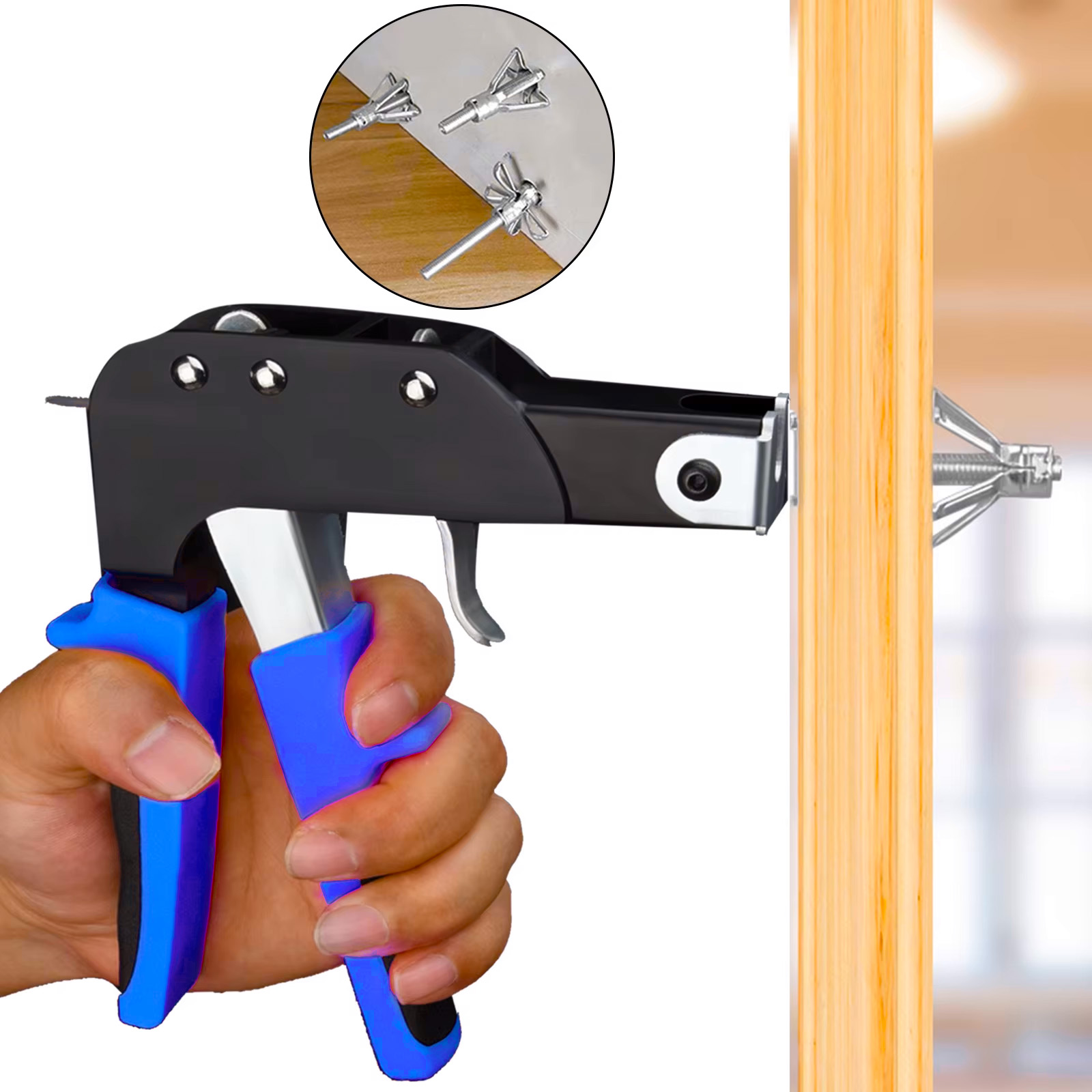 Using A Wall Anchor Gun to Install Molly Bolts Without A Screwdriver ...